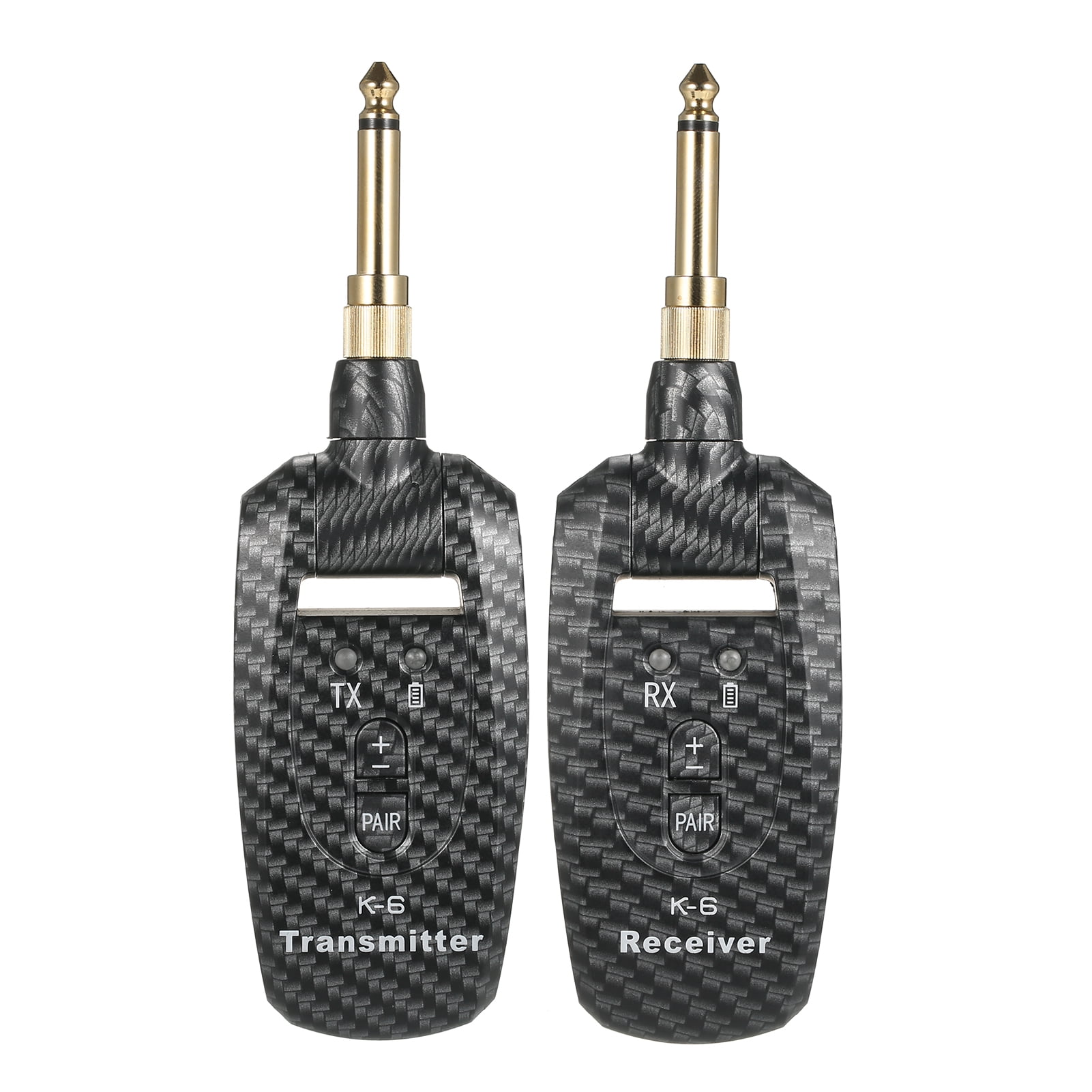 Portable UHF Wireless Guitar Transmitter and Receiver Set 50M ...