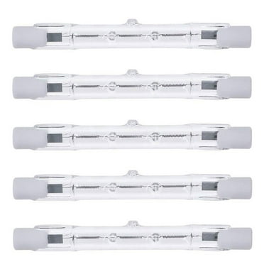 100W Halogen Light Bulb, 120V, J Type T3 R7S, Double Ended 78mm, 3.13 ...