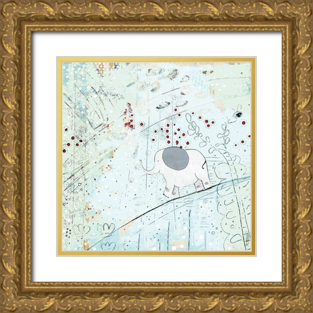 Ogren, Sarah 15x15 Gold Ornate Wood Framed with Double Matting Museum ...