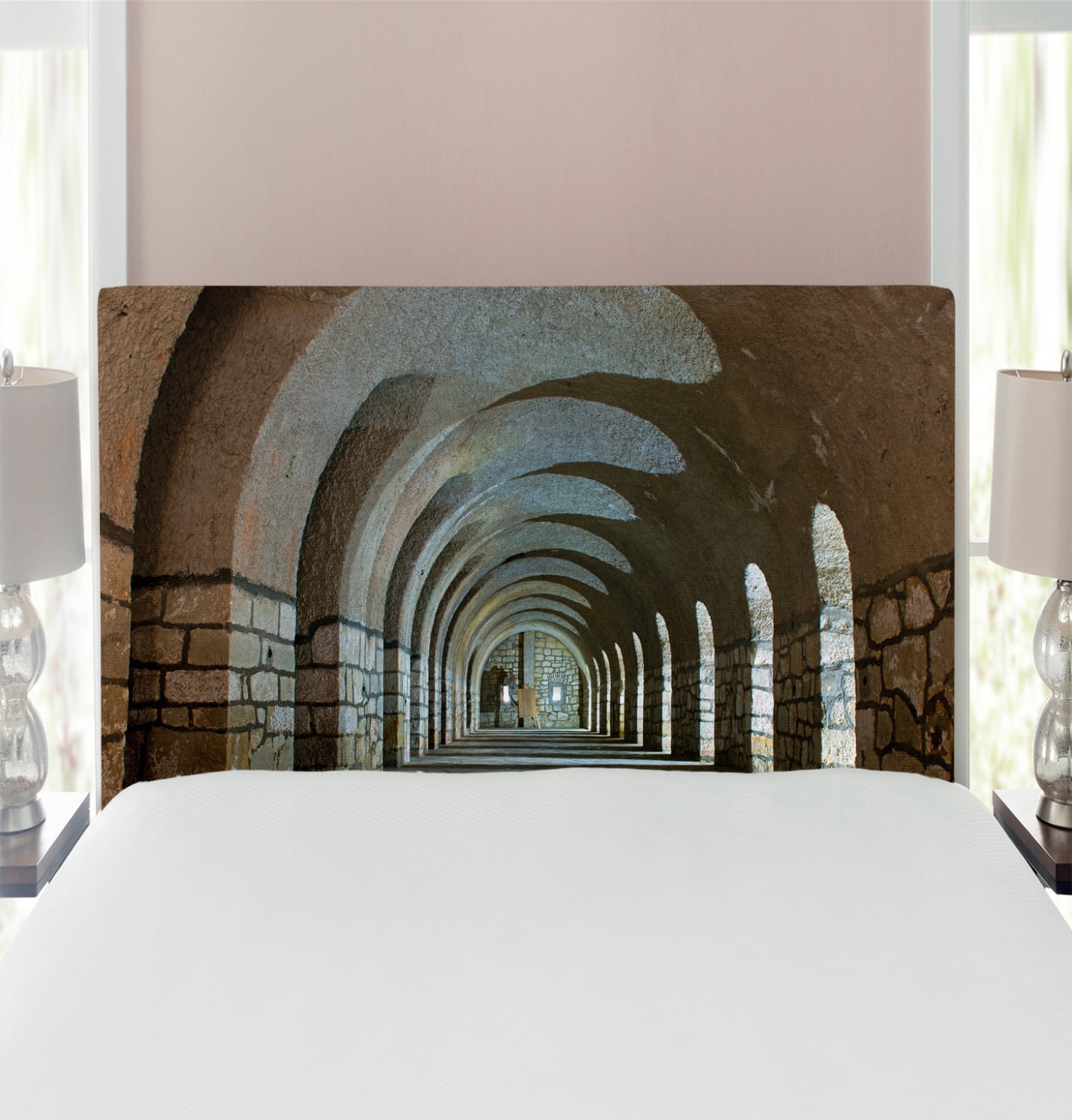 Antique Headboard, Corridor in an Old Fortress Touristic Historical ...