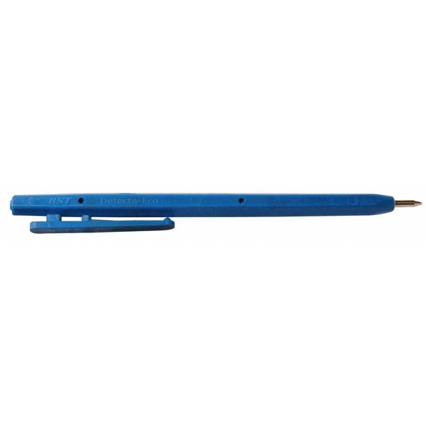 Detectapro Metal Detectable Stick Pen,Blue,PK50 CPENBL - Walmart.com