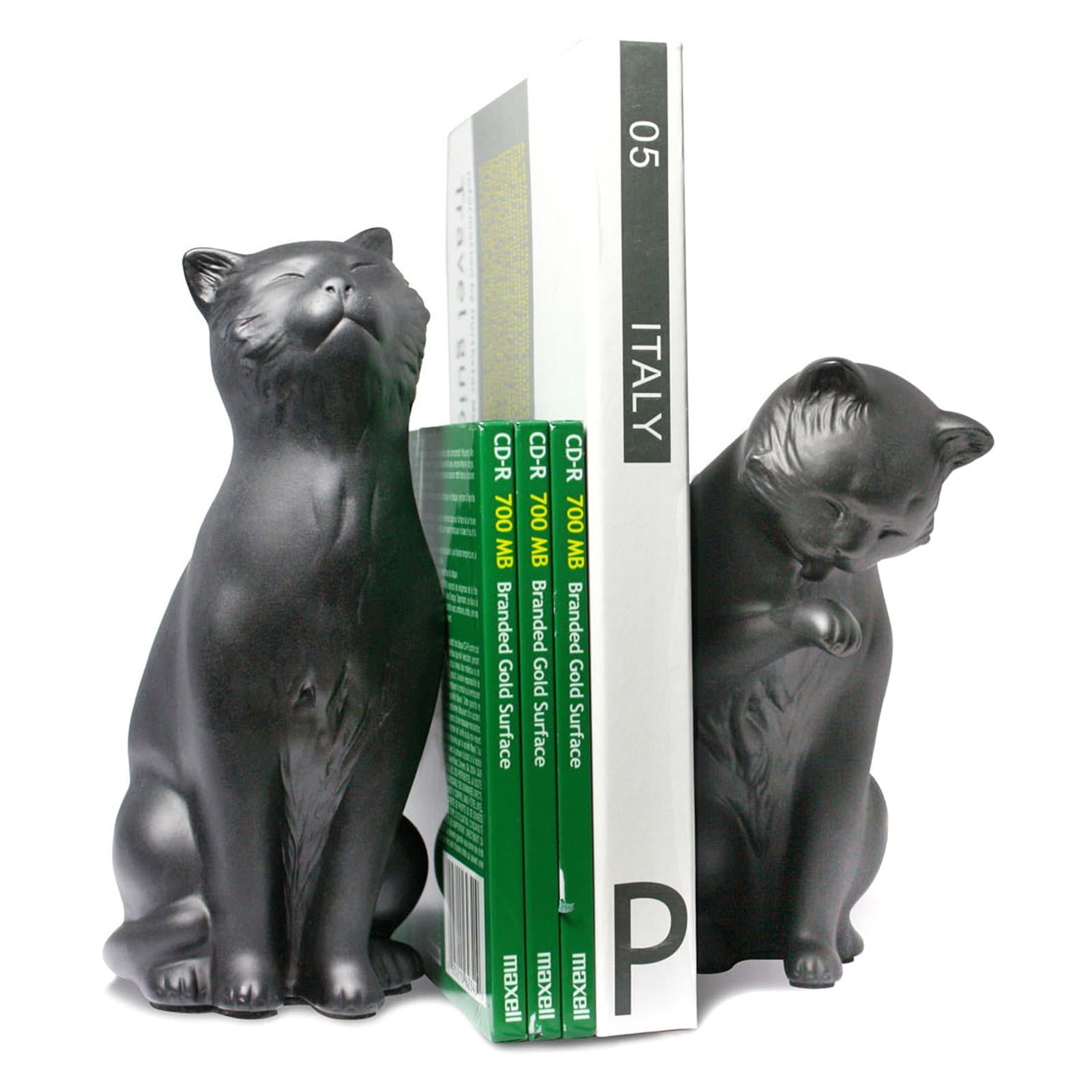 Danya B. Black Cat Bookend Set - Black - Walmart.com