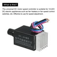 Universal DC Motor Speed Controller, DC 12v 24v Motor Rheostat for ...
