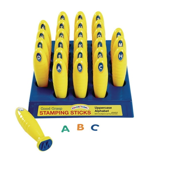 Colorations? Good Grasp Stamping Sticks - Uppercase - Walmart.com
