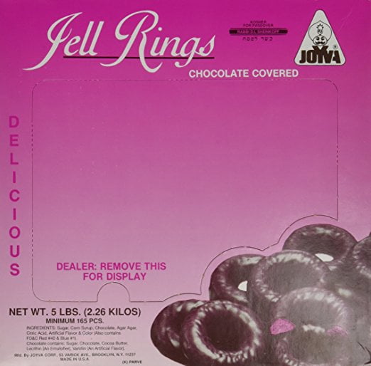 BAYSIDE CANDY DARK CHOCOLATE COVERED JELLY RINGS, 1LB - Walmart.com ...