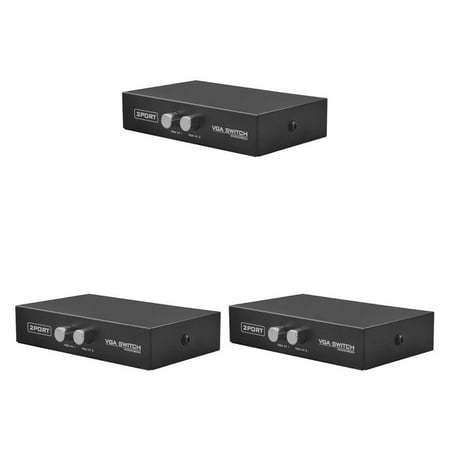 maskred 1/2/3 2 In 1 Out VGA Video Switch Box LCD TV Computer Screen ...