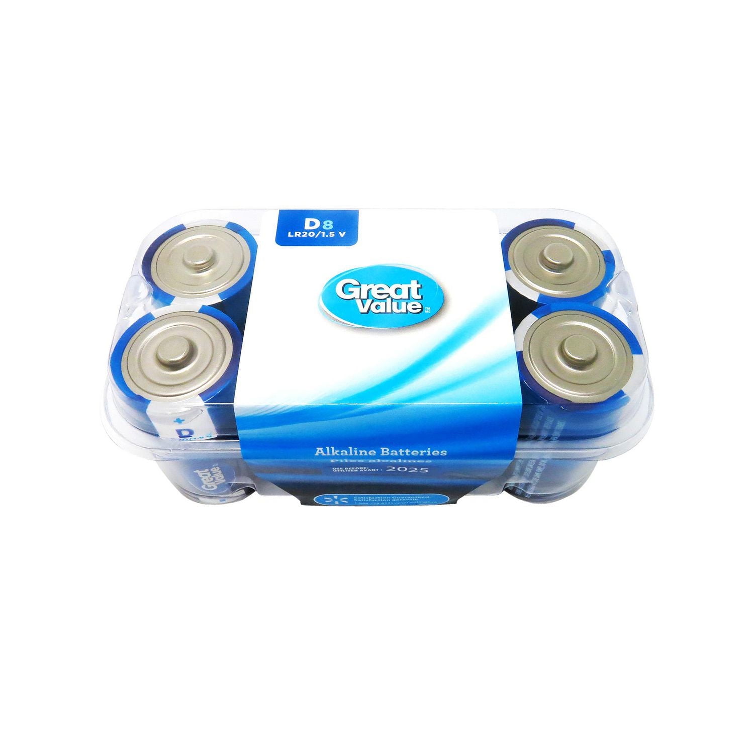 Click here for Great Value 1.5v D Alkaline Batteries  8 Pack prices