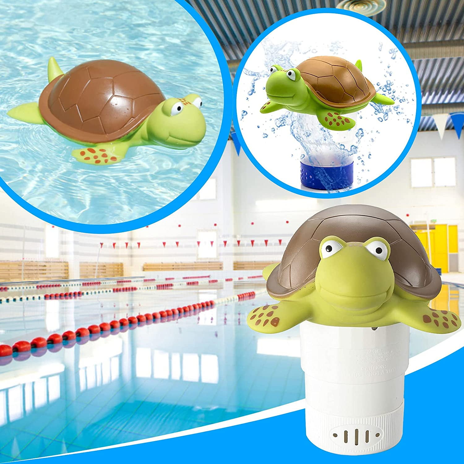 Cute Turtle Animal Chlorine Floater Swimming Pool Floating Chlorine ...
