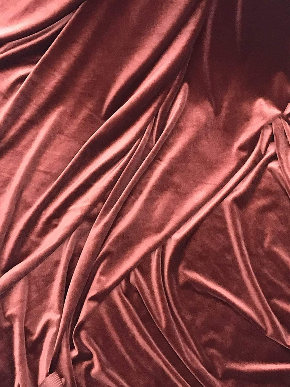 Decorative Silk Inc, Stretch Velvet Fabric, 60" Wide, Sells by The Yard ...