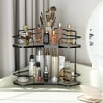 2 Tier Bathroom Countertop Corner Organizer,Countertop Perfume Tray ...