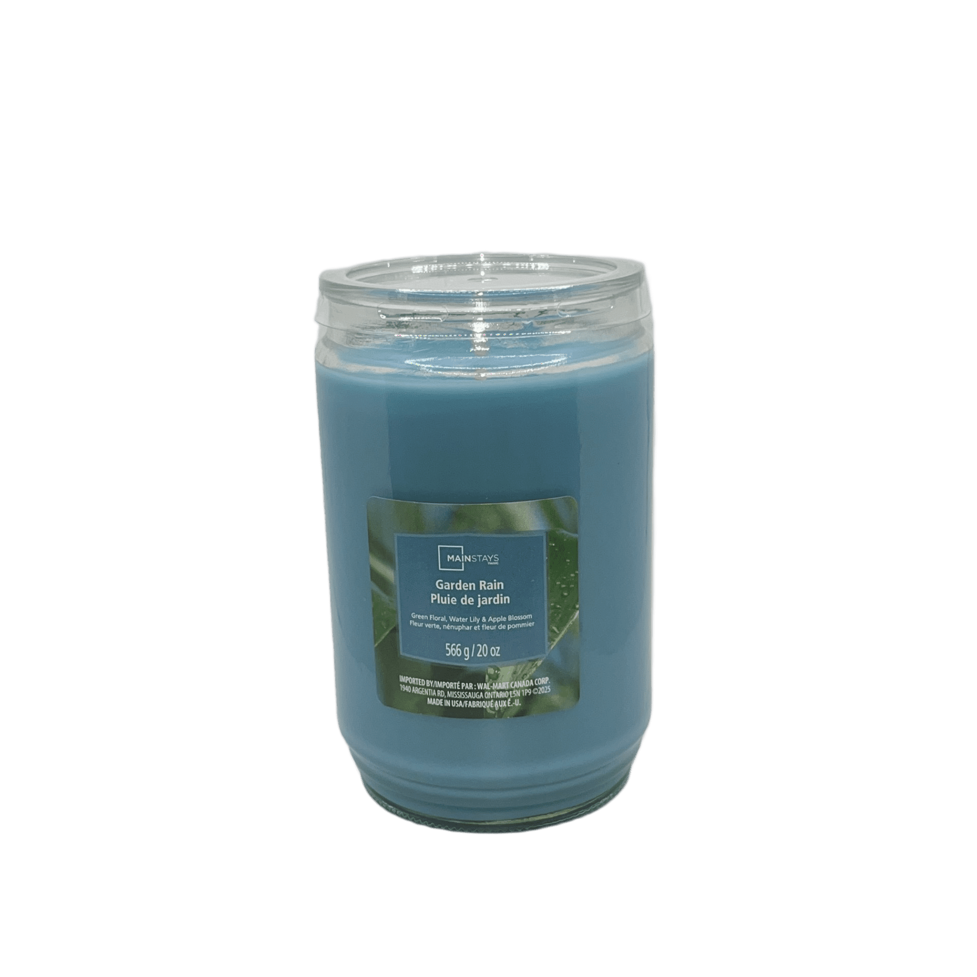 Click here for Mainstays Pl Garden Rain Scented Single-Wick Glass... prices