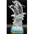 Pair of Dolphin, LED Lighted Sparkling Multi-Color Changing Home ...