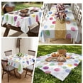 Abstract Watercolor Colorful Polka Dot Table Cloth 60x60in, Waterproof ...