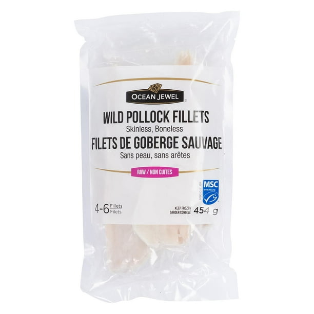OCEAN JEWEL WILD POLLOCK FILLETS, 454G - Walmart.ca
