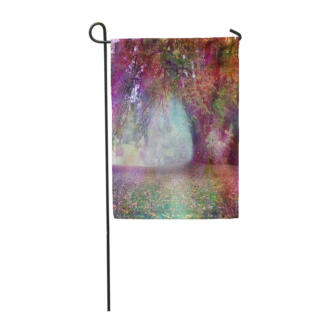 SIDONKU Fantasy Faerie Tree Landscape Big Multicolored Large Draping ...