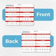 5 Card EKG Interpretation Badge Set - Doubled Sided Nurse ECG Cards Guide Rhythm Cheat Sheet ...
