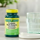 Spring Valley Probiotic Multi-Enzyme Digestive Formula Tablets, 200 ...