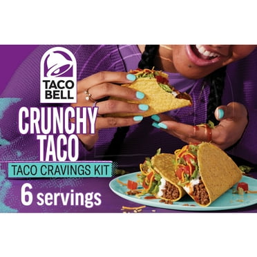 Taco Bell Hard Crunchy Taco Shells, 12 ct, 4.5 oz Box - Walmart.com
