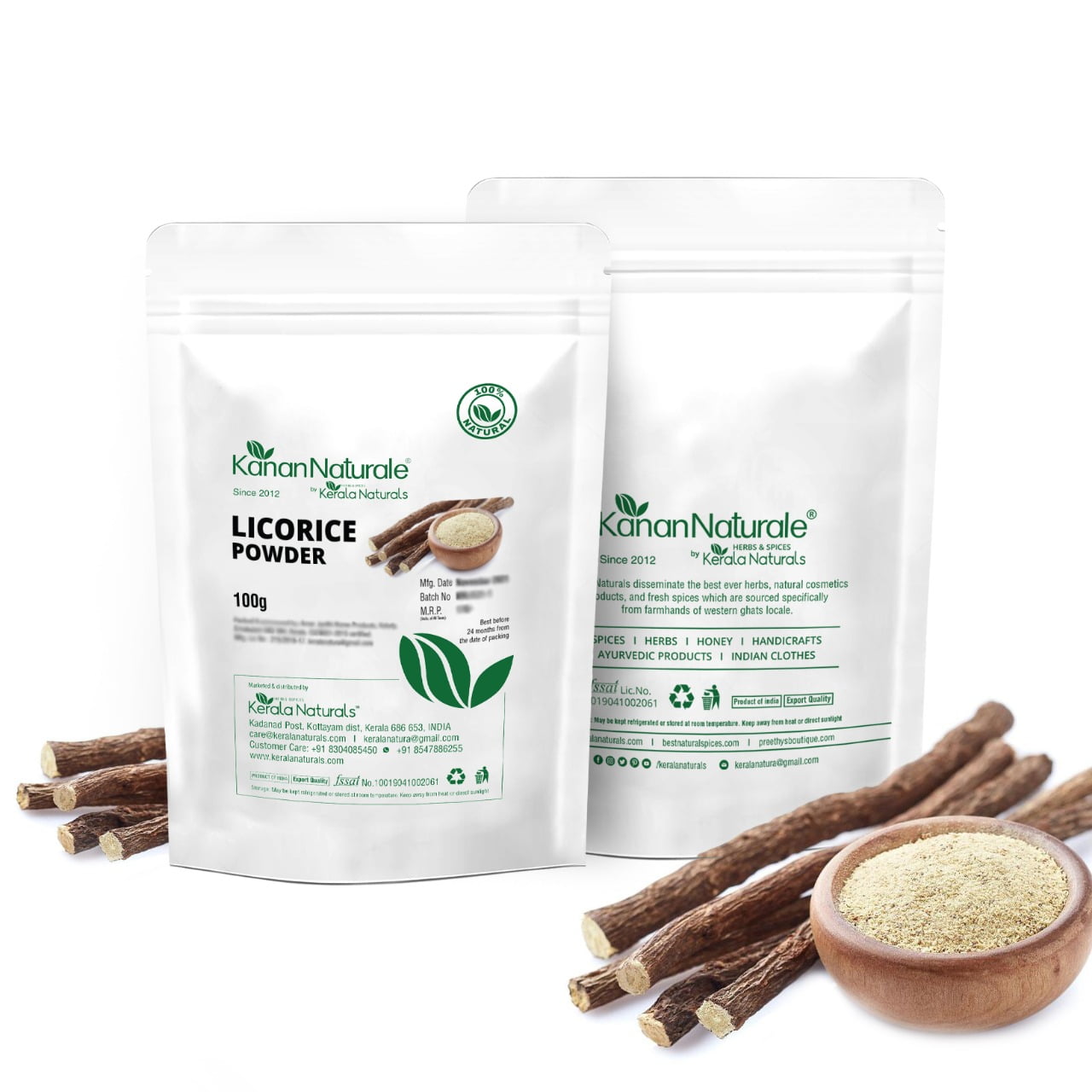 Click here for Kerala Naturals Licorice( Mulethi ) Root Powder Fo... prices