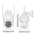 Wireless Security Camera 1296P Full-Color Night Vision 5G&2.4G WiFi Two ...