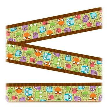 Carson Dellosa Education Colorful Owls Straight Border, 72 Pieces ...