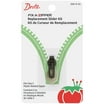 Dritz Fix-A-Zipper Replacement Slider Kit for Size 5 Coil Zipper ...