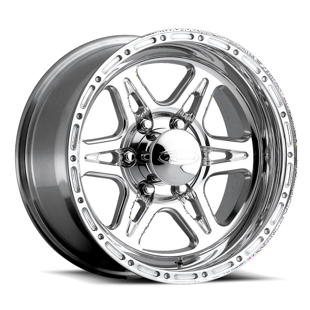 Raceline 886-RENEGADE 16" Cast Aluminum Wheel, RENEGADE 6 POLISHED 16X8 ...