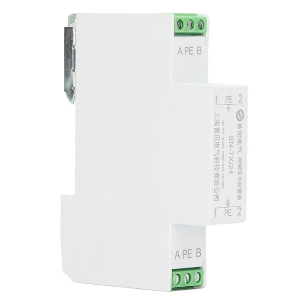 Surge Protection Device, 24V Voltage Surges Arrester Rail Mount Quick ...