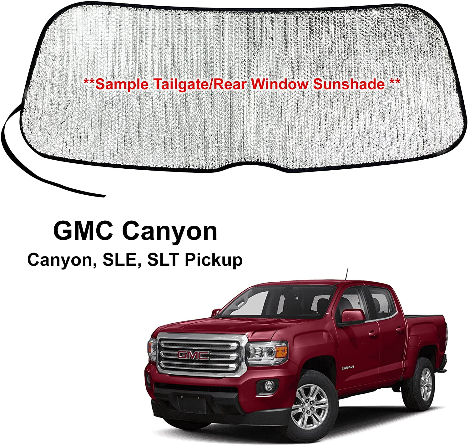 Tailgate Sunshade for 2015-2022 GMC Canyon Pickup Truck - Walmart.com