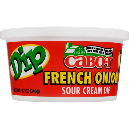 Cabot Vermont Sour Cream Dip French Onion, 12 OZ - Walmart.com