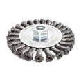 Benchmark Abrasives 5" x 1/2" Standard Twist Knot Wire Wheel with 5/8 ...