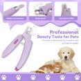 Dog & Cat Pets Nail Clippers and Trimmers - with Safety Guard to Avoid ...