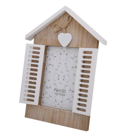 Domqga Photo Frame, European Style Vintage House-shaped Photo Frame ...