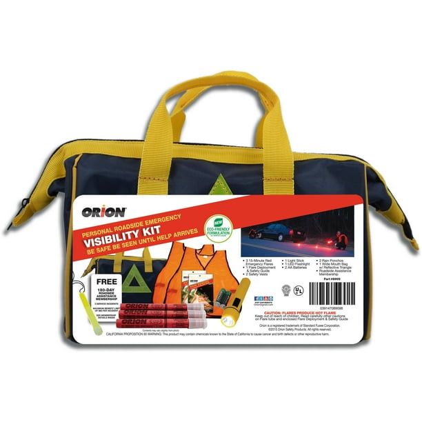 Orion Roadside Emergency Visibility Kit - Walmart.com