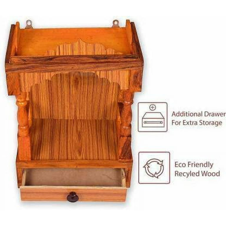 Simple Wooden Mandir Designs For Home - Homemade Ftempo