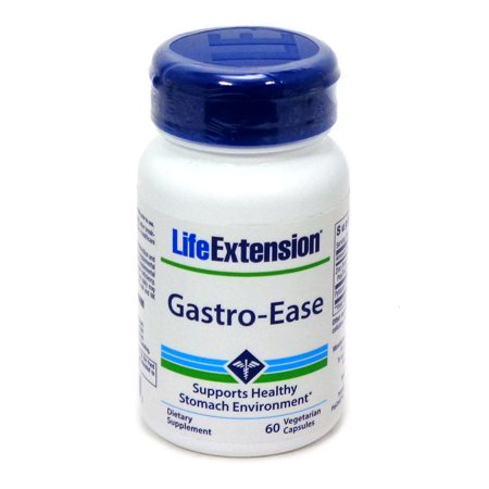 Life Extension Gastro-Ease 60 Vegetarian Capsules - Walmart.com