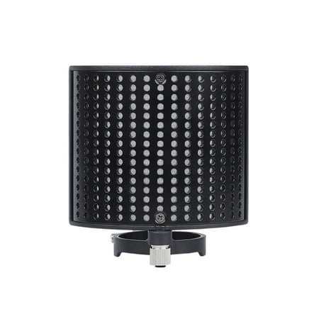 Onever Microphone Shield Windscreen Recording Spray Guard Double Mesh ...