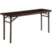 Alera Foldable Wood Table, Laminate Top, Steel Legs, 59.88w x 17.75d x ...