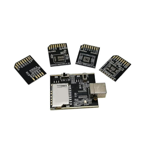 Herramienta Emmc Plus, adaptador Emmc 5 en 1 para placa Bga 153,221,254 ...