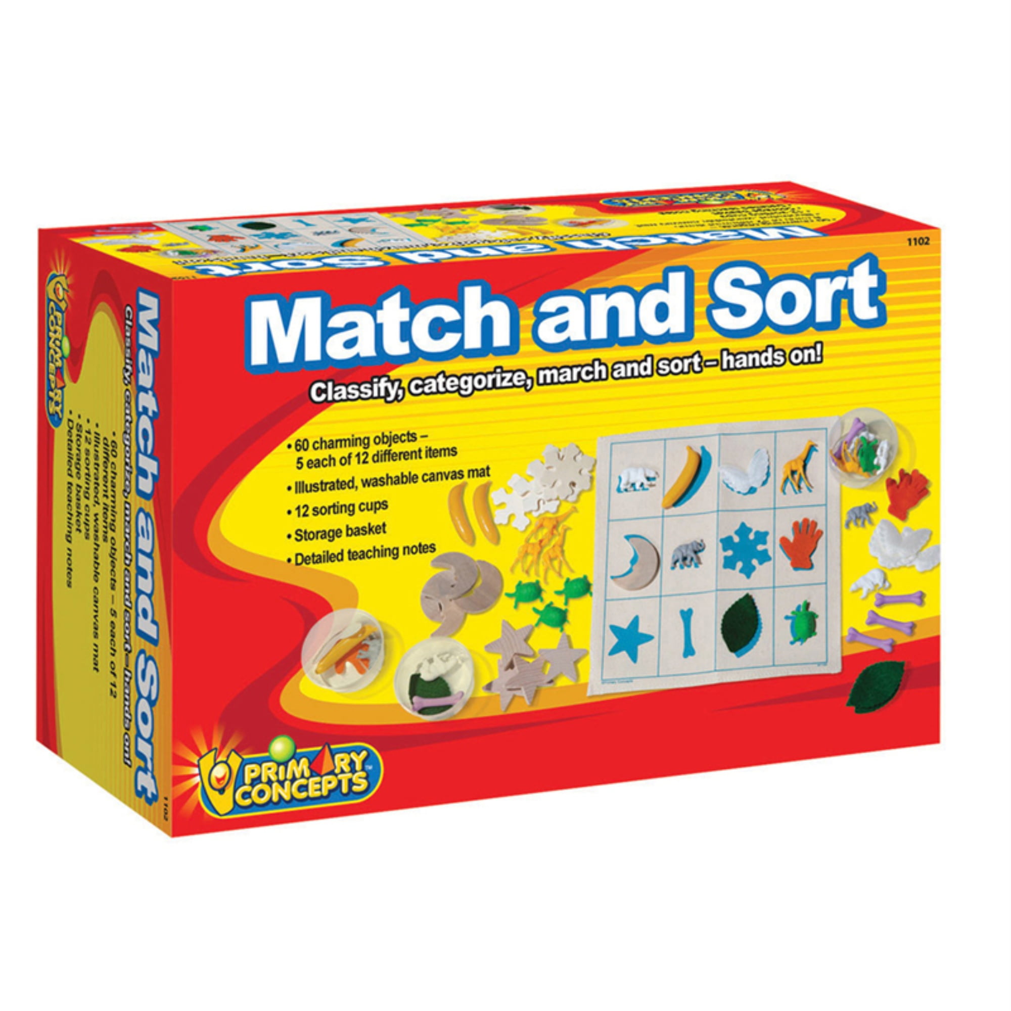 Primary Concepts™ Category Sorting Object Set - Walmart.com