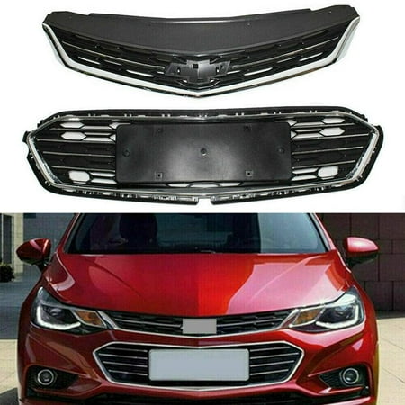 Bmatwk Front Bumper Upper + Lower Grille Assembly Compatible For ...