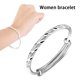 Willstar Adjustable Bangle Plating 925 Silver Bracelet Ladies Jewellery ...
