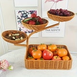 3-Tier Fruit Basket Stand - Space-Saving Vertical Design, Heavy-Duty ...
