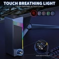 Computer Speakers with RGB Light, USB Powered Wired PC Speakers with 3 ...