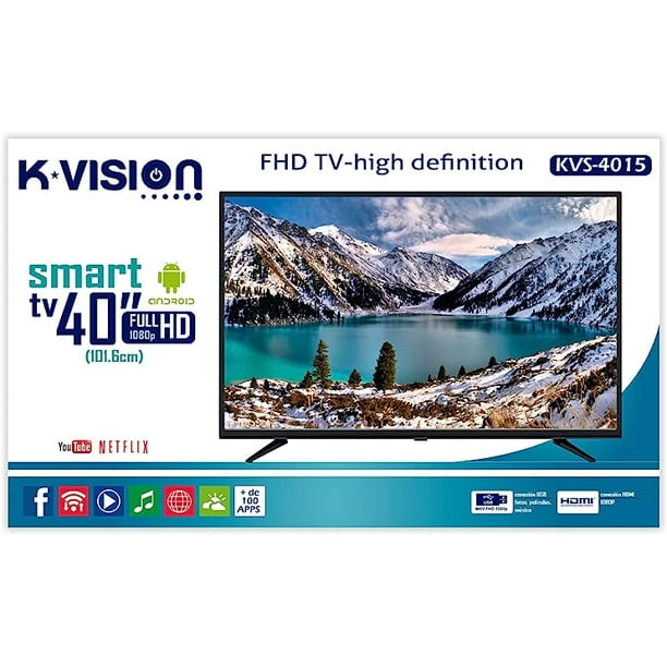 Television K-vision 40 Pulgadas Smart TV Full HD Android /KVS-4015 ...