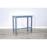 Marina Ocean Blue Counter Height Bar Dining Table for Home Indoor ...