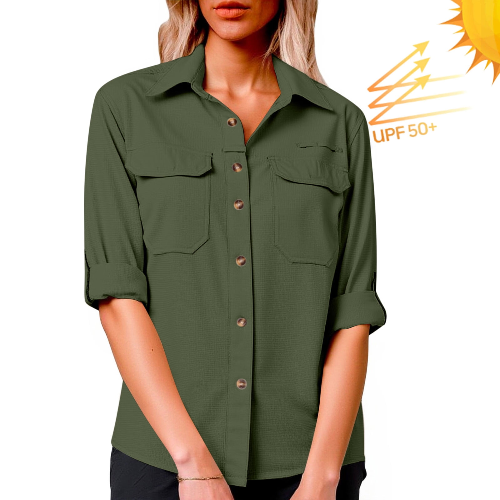 Click here for Wyobmus Womens Upf 50 Long Sleeve Sun Protection S... prices