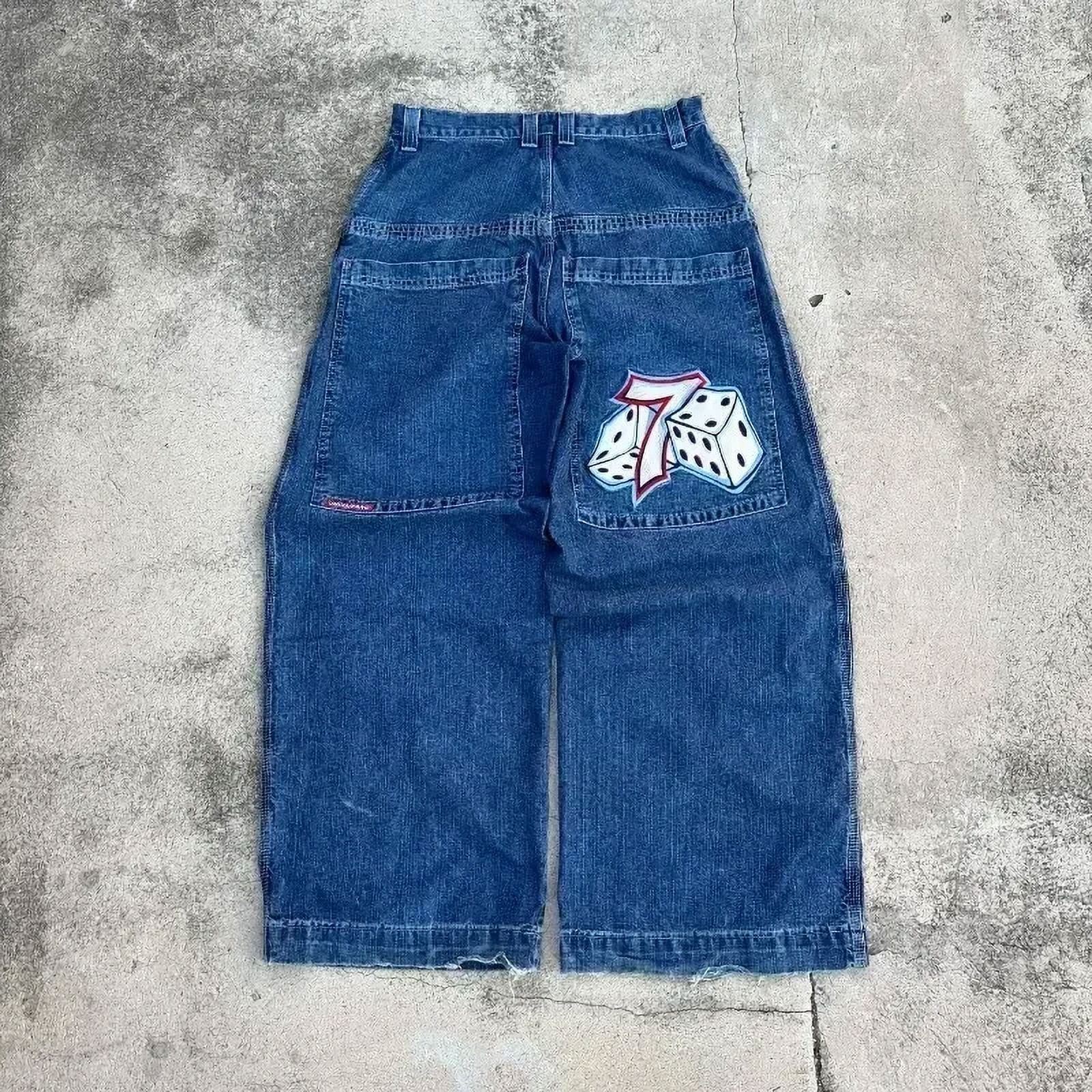 Click here for Harajuku Hip Hop Jnco Y2k Baggy Jeans Men Embroide... prices