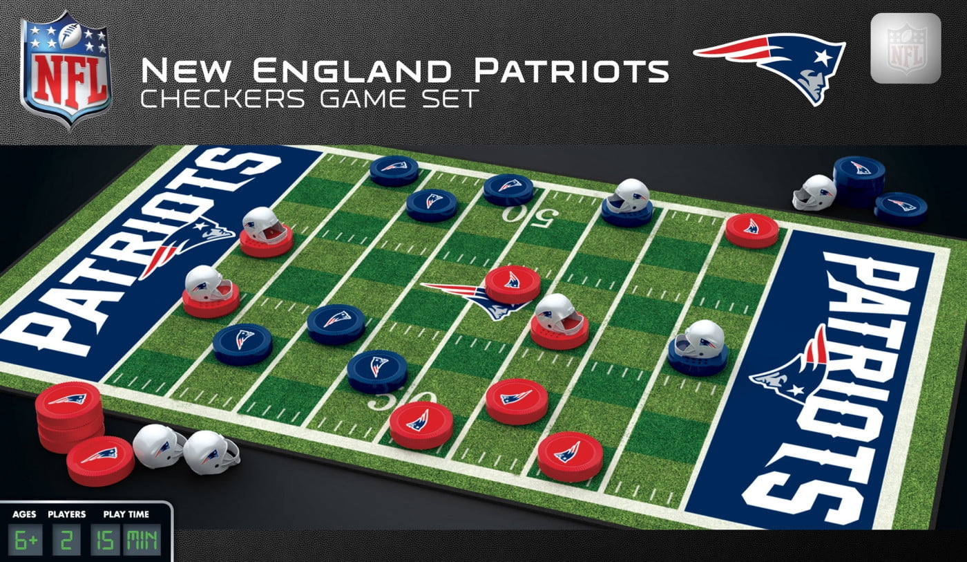 MasterPieces Officially licensed NFL New England Patriots Checkers ...