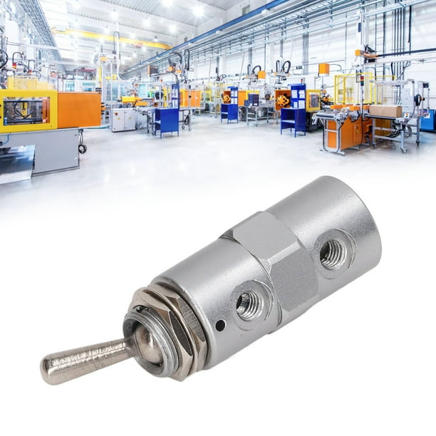 Air Toggle Switch, Aluminum Pneumatic Toggle Switch M5 Lightweight for ...